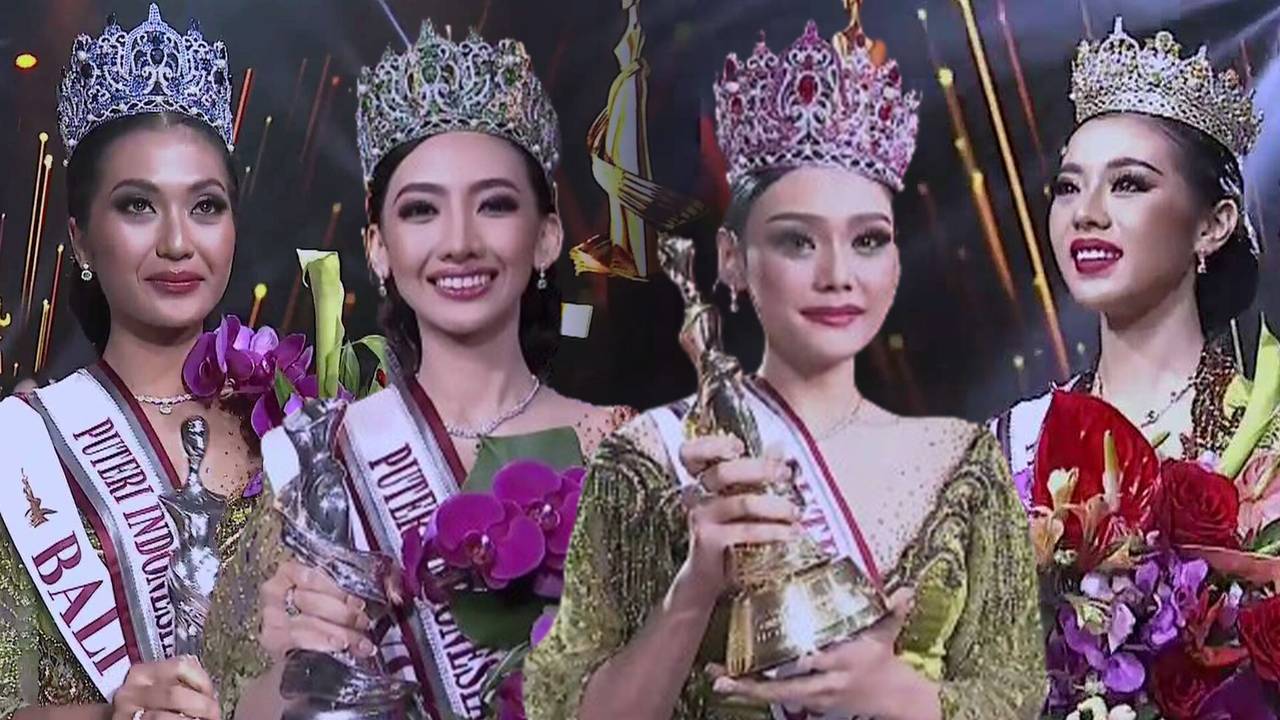 Penuh Bangga, Penyerahan Mahkota Untuk Top 4 Finalis Puteri Indonesia ...