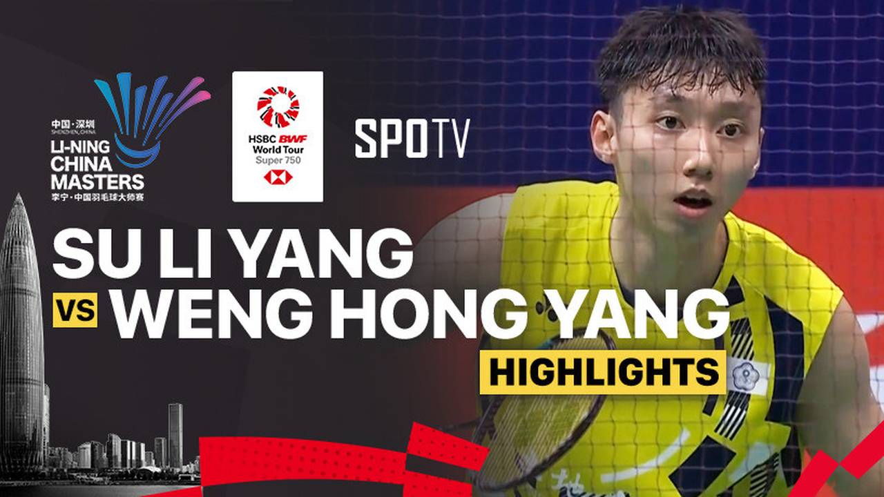 Su Li Yang (TPE) vs Weng Hong Yang (CHN) - Highlights | LI-NING China ...