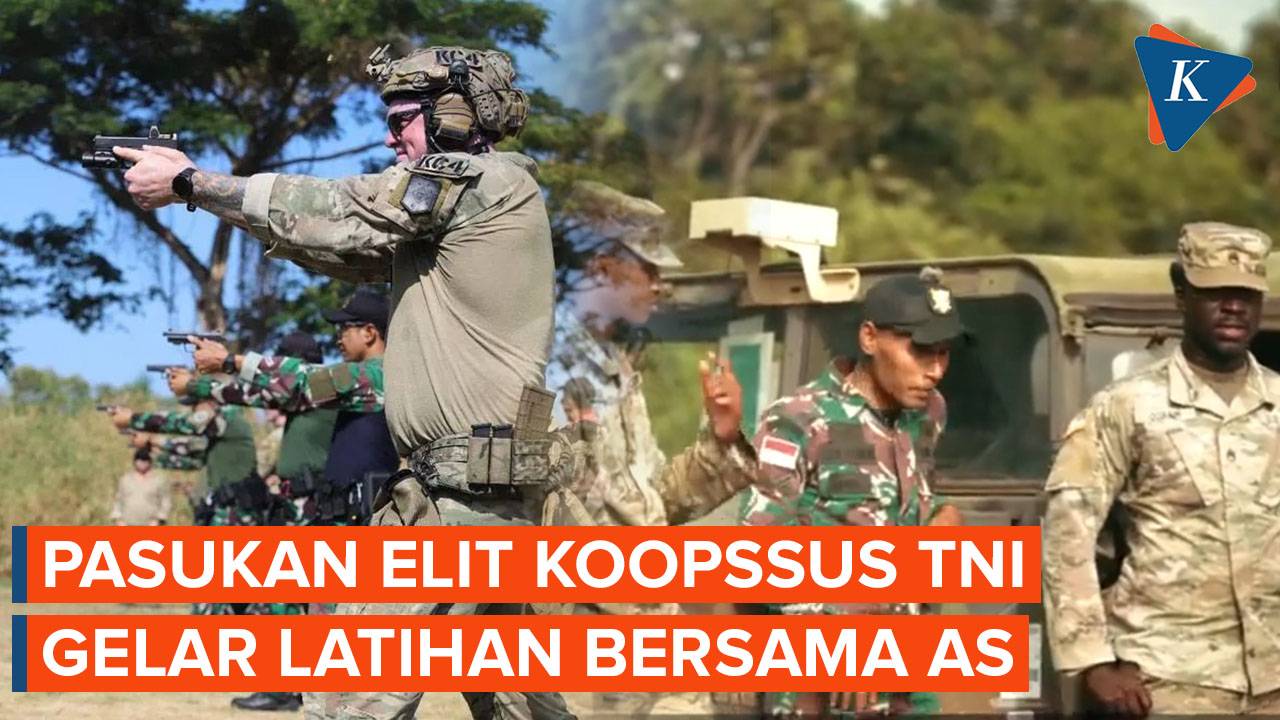 Pasukan Elit Koopssus TNI dan Amerika Latihan Bersama - Kompascom | Vidio
