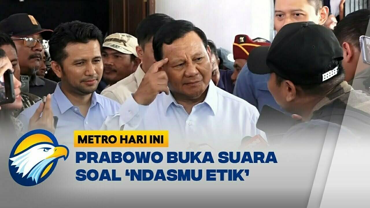 Prabowo Soal 'Ndasmu Etik': Candaan Keluarga, Jangan Dibesarkan - METRO TV