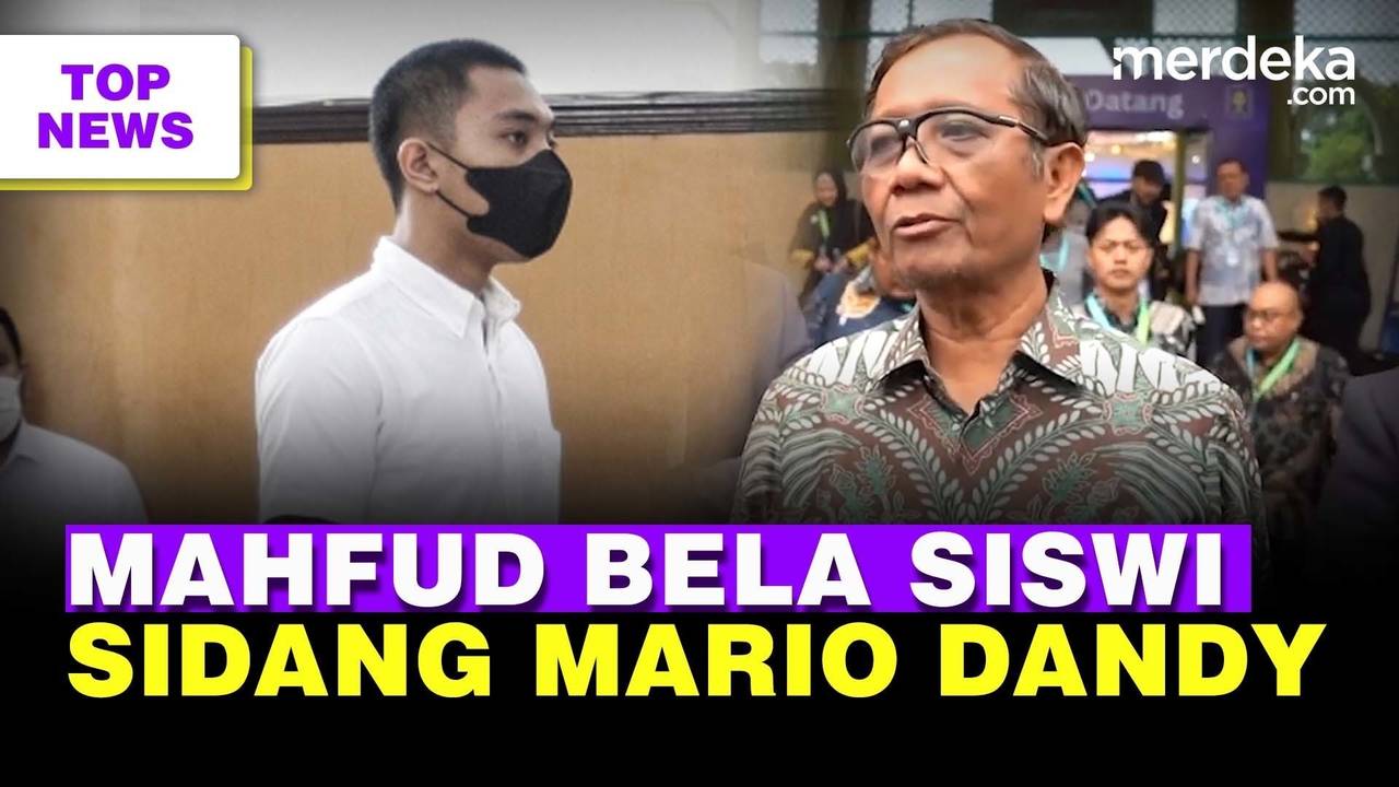 Siswi SMP Jambi Dibela Mahfud | Ayah David Tatap Tajam Mario Dandy - merdeka | Vidio