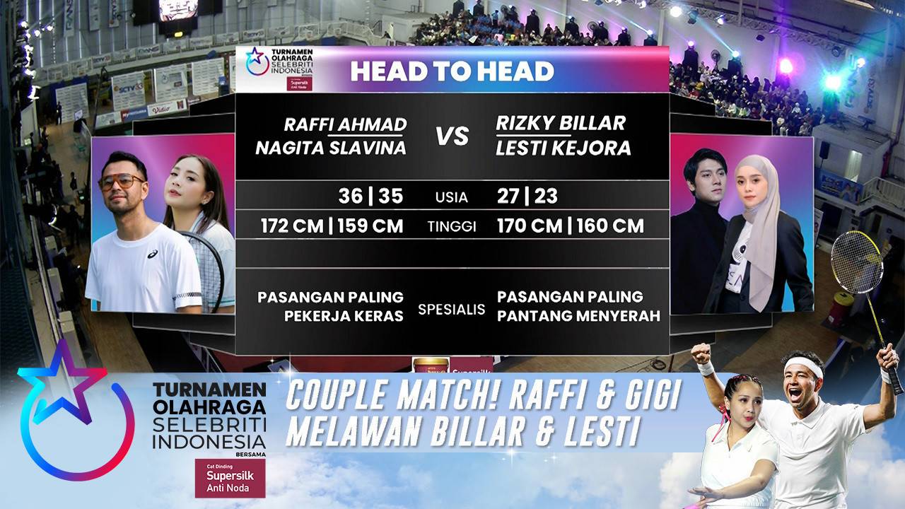 Couple Match! Raffi & Gigi Vs Billar & Lesti Siapa Pemenangnya ...
