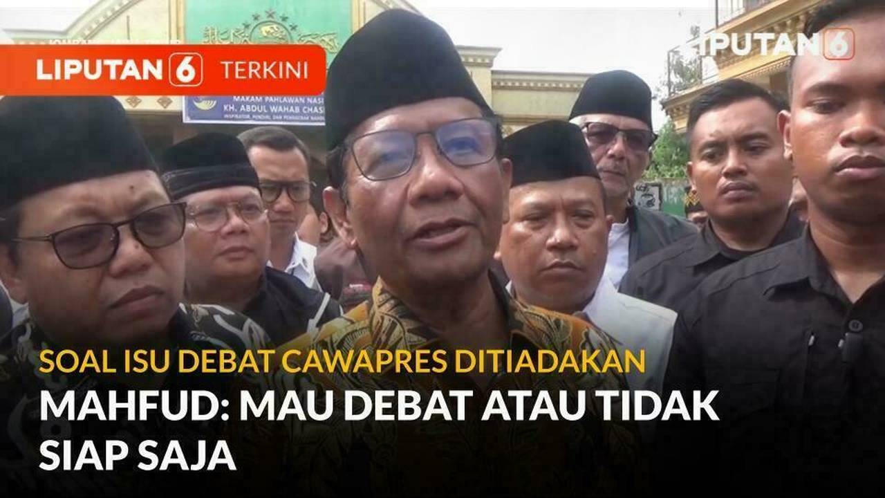 Respons Mahfud MD Soal Isu Debat Cawapres Ditiadakan | Liputan 6 - SCTV ...