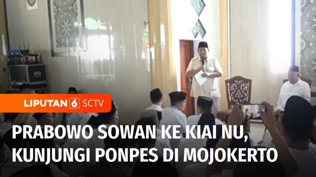 Safari Politik, Prabowo Sowan ke Kiai di Tebuireng dan Ziarah ke Makam Gus Dur | Liputan 6 ...