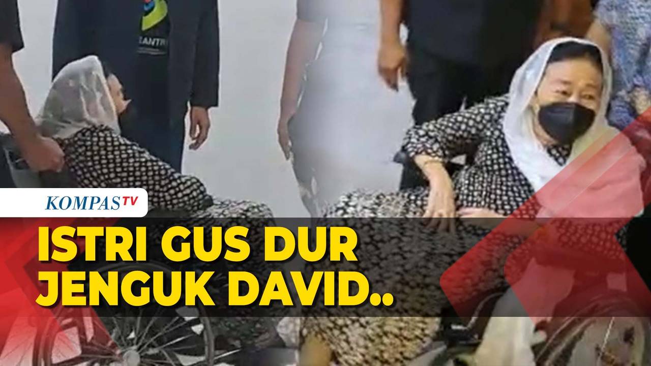 Momen Istri Gus Dur Jenguk David, Korban Penganiayaan Mario Dandy ...