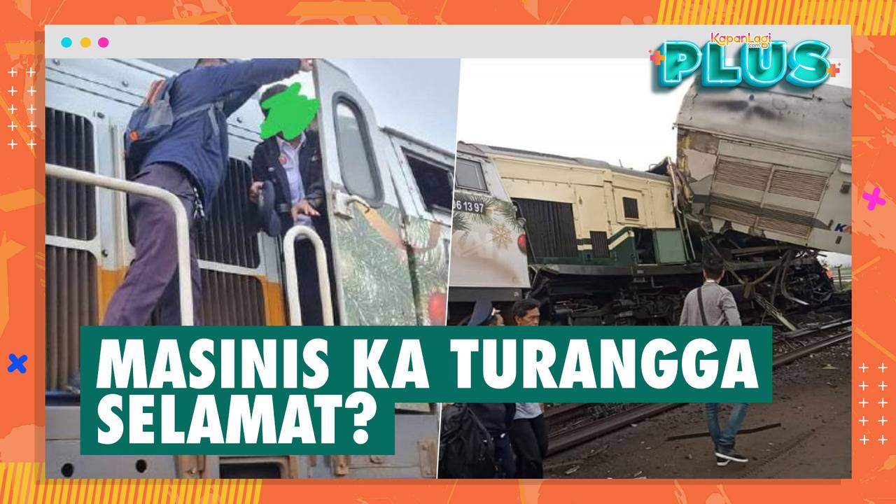 Detik-Detik KA Turangga & Commuter Line Bandung Raya Bertabrakan ...