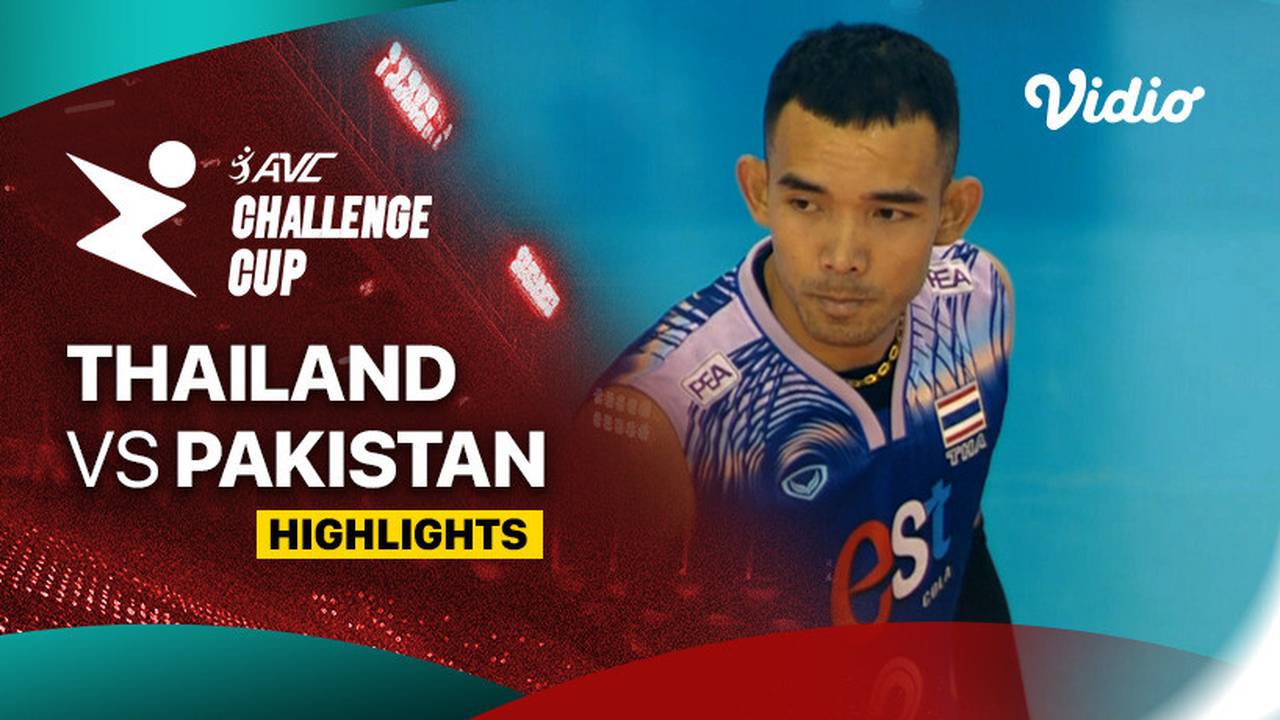 Thailand vs Pakistan - Highlights | AVC Challenge Cup for Men 2024