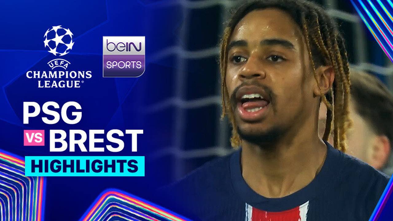 PSG vs Brest - Highlights | UEFA Champions League 2024/25 | Vidio
