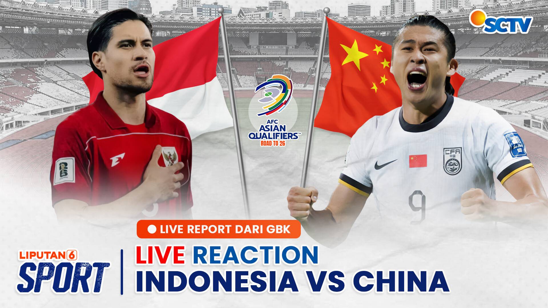 Live Streaming LIVE REACTION ! INDONESIA VS CHINA | Kualifikasi Piala Dunia 2026 Zona Asia