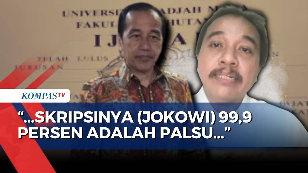 Tak Hanya Ijazah, Roy Suryo Minta Keaslian Skripsi Jokowi Juga Diperiksa - Kompas TV | Vidio