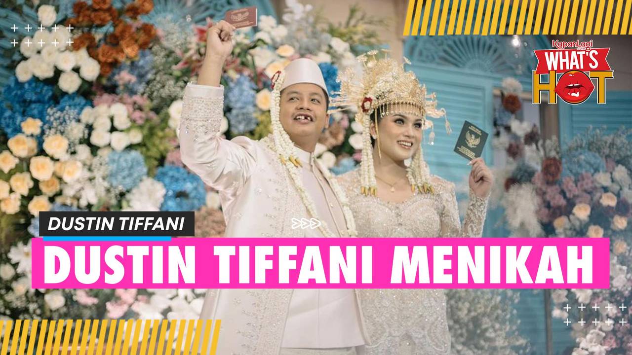SAH! Dustin Tiffani Resmi Menikah Dengan Ditta Rizky Amalia, Ijab ...