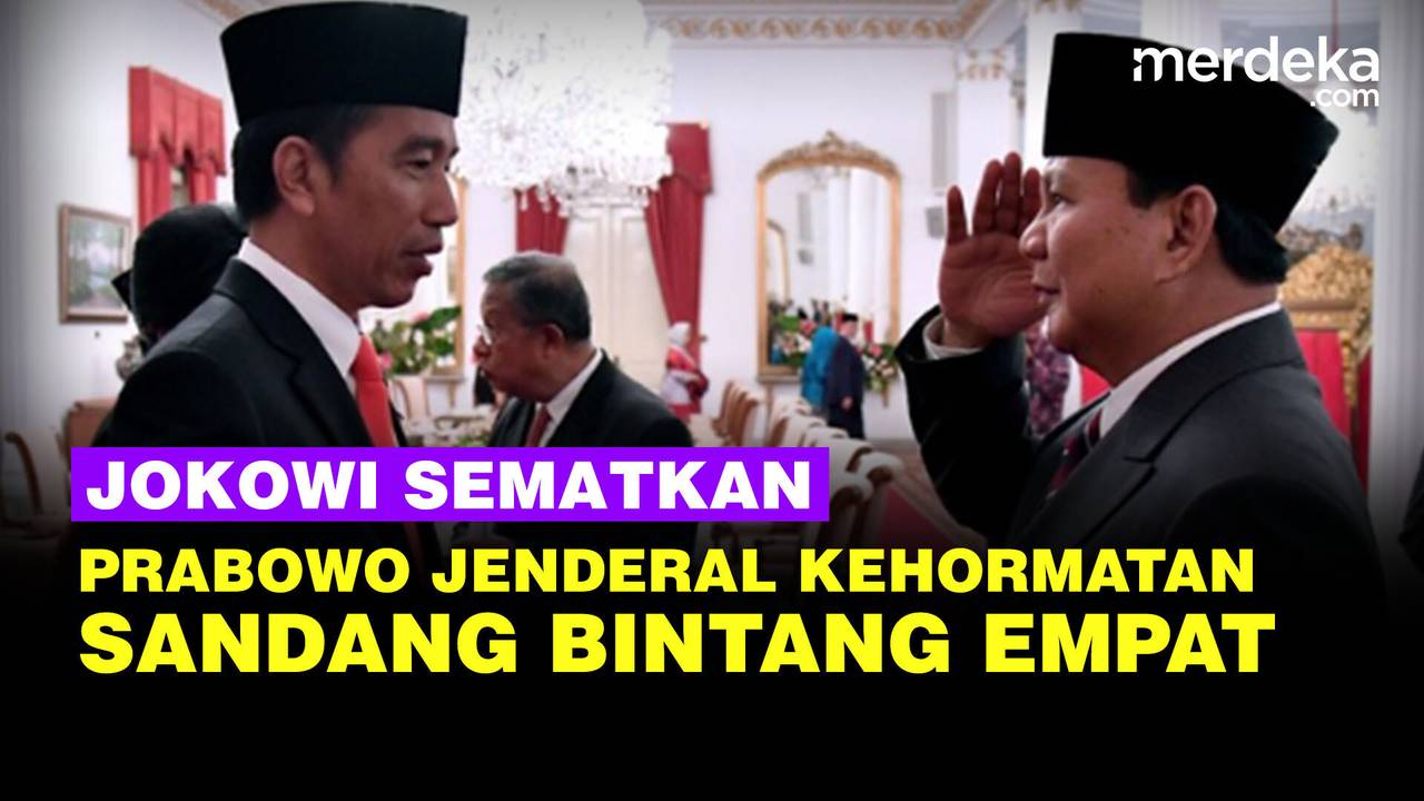 SPESIAL! Jokowi Sematkan Pangkat Jenderal Kehormatan Bintang Empat ...