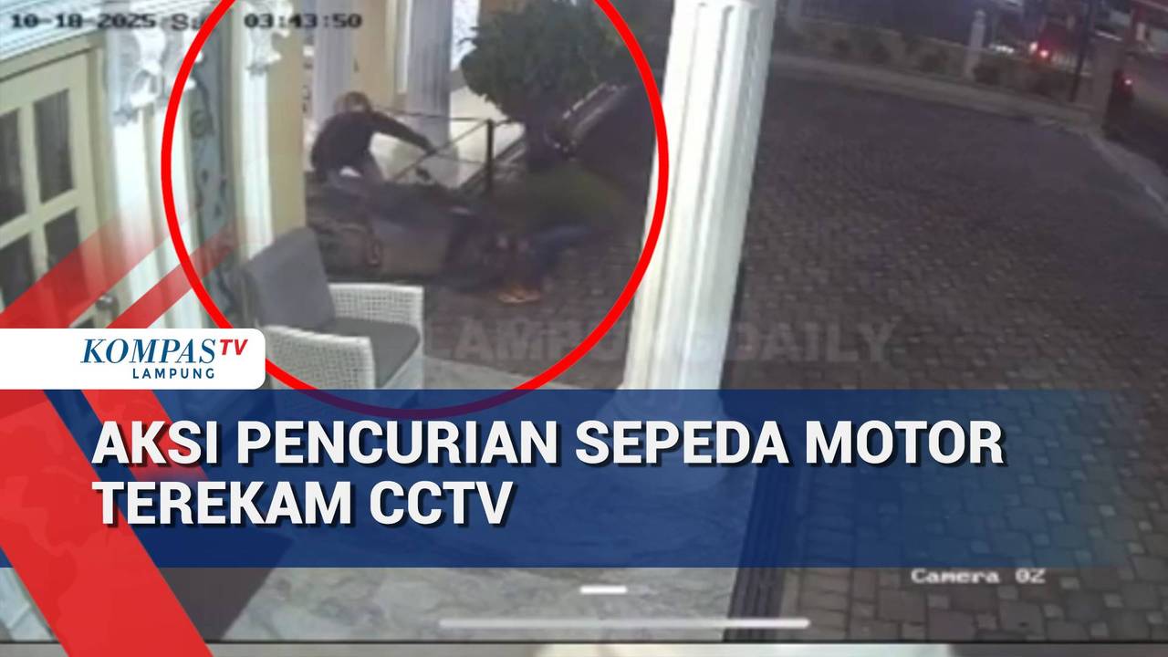Aksi Pencurian Sepeda Motor Terekam Cctv - Kompas TV