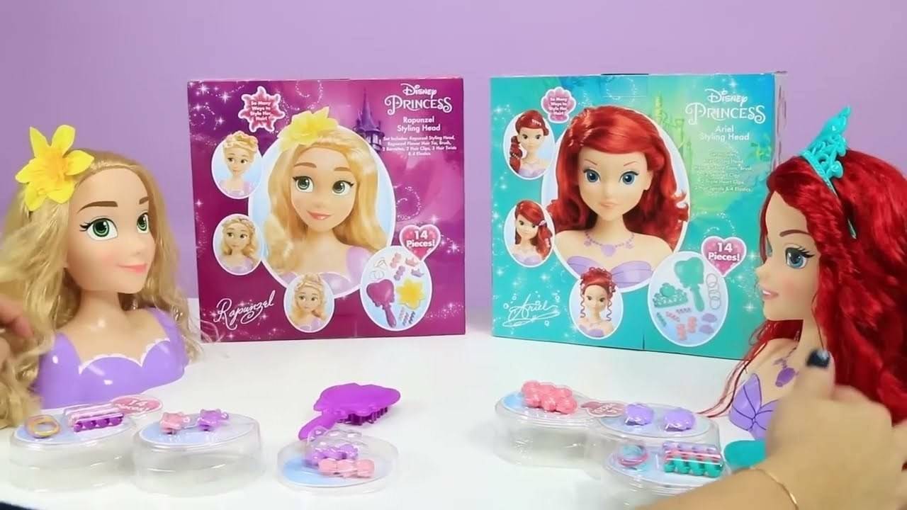 Penataan Rambut Boneka Putri Rapunzel & Jepit Rambut Warna-warni dengan ...