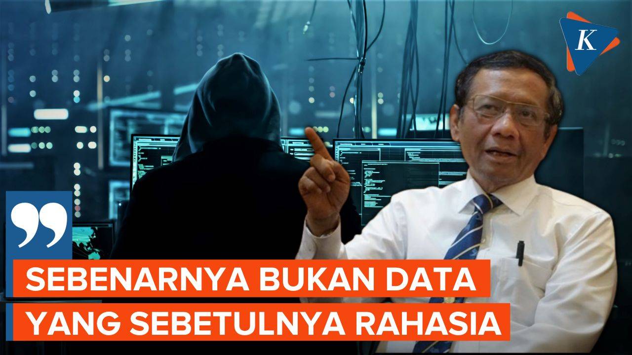Mahfud Buka Suara soal Data yang Dibocorkan Bjorka - Kompascom | Vidio
