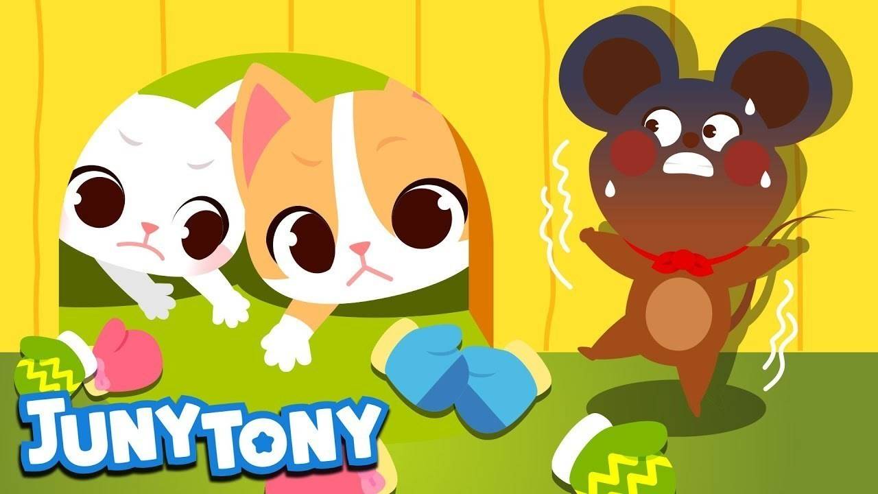 JunyTony - Nursery Rhymes for Kids - Three Little Kittens (2022)