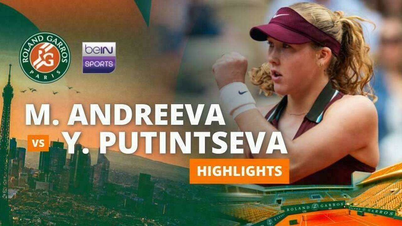 Mirra Andreeva vs Yulia Putintseva - Highlights | Roland Garros 2025 | Vidio