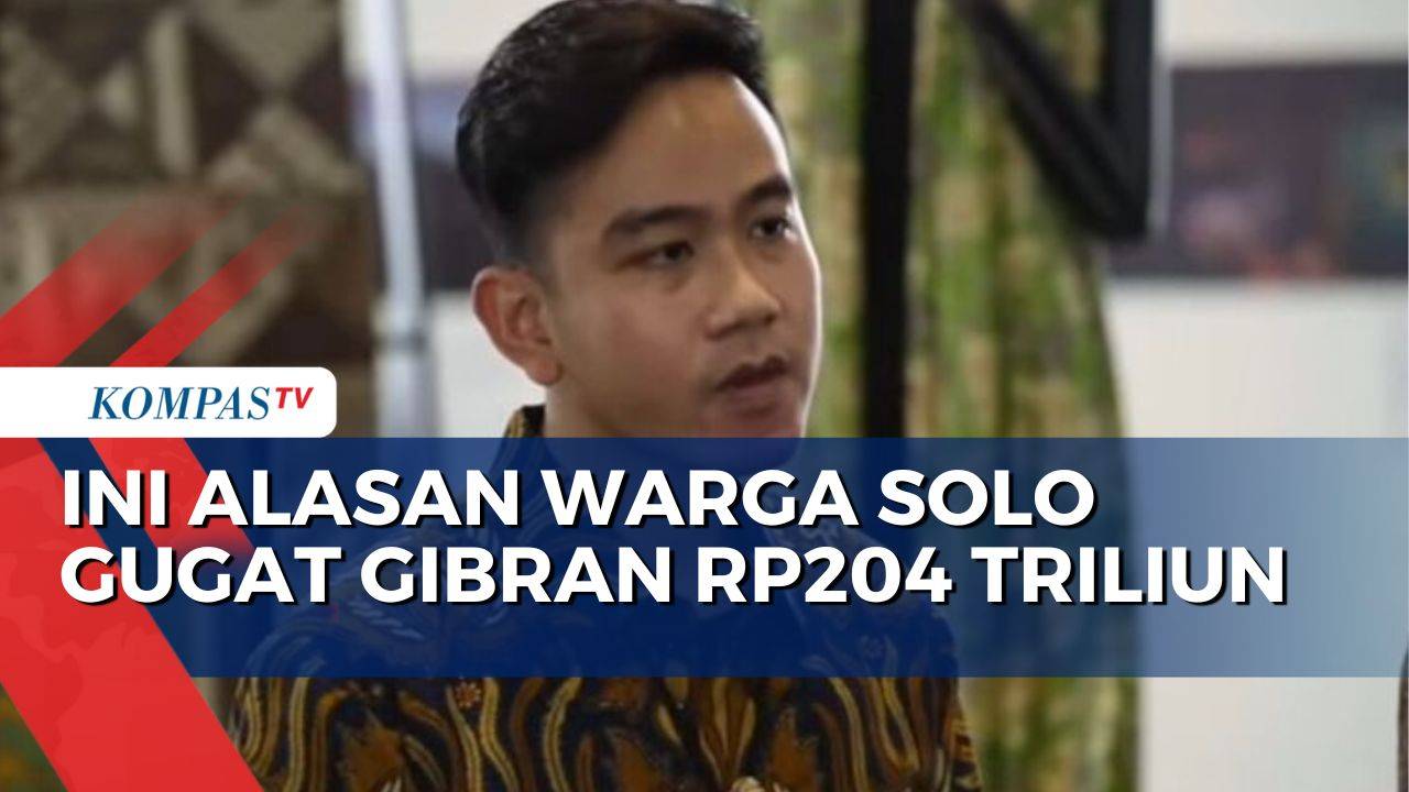 Gibran Buka Suara Usai Digugat Rp204 Triliun oleh Warga Solo - Kompas TV | Vidio