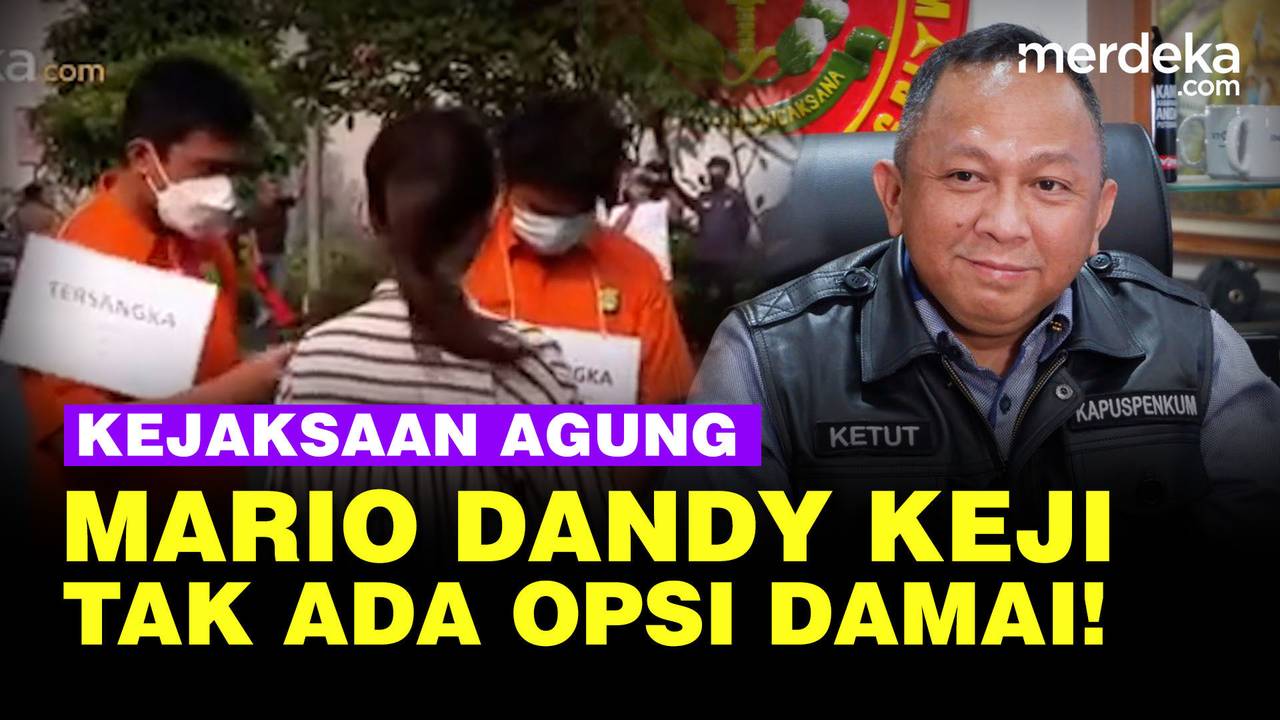 Kejagung Keras Sebut Mario Dandy dkk Keji Aniaya David, Tak Ada ...