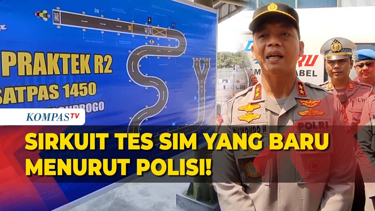 Beda Respons Polisi dan Warga soal Sirkuit Tes SIM C yang Baru Tanpa ...