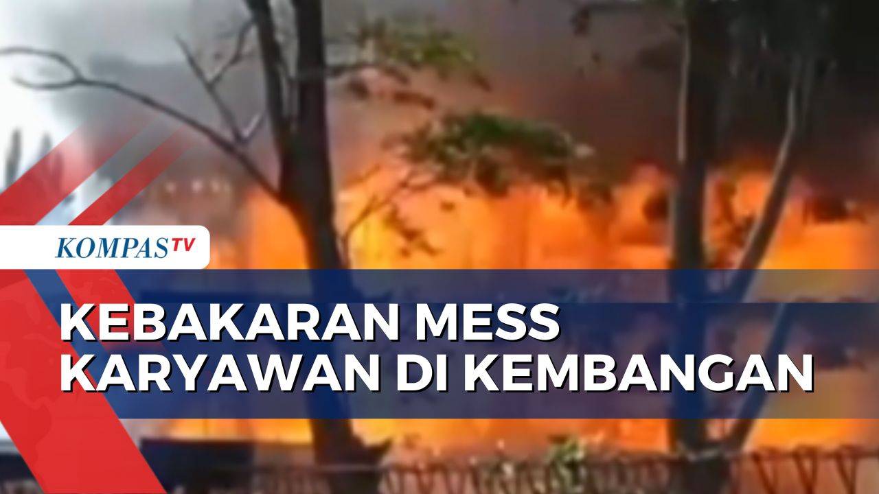 Kebakaran Hanguskan Mess Karyawan di Kembangan Jakbar dan 8 Unit Motor ...