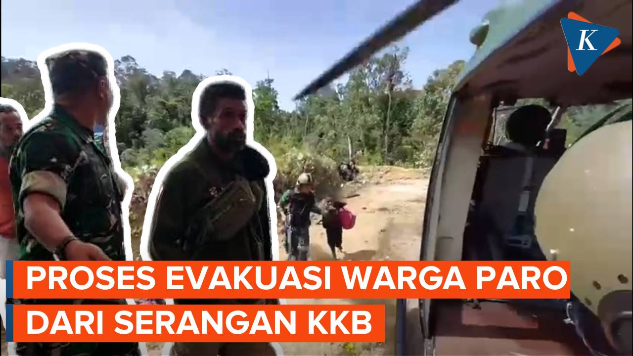Detik-detik Evakuasi 25 Warga Paro Papua dari Serangan KKB - Kompascom