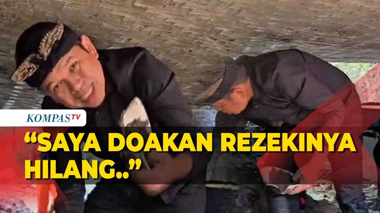 Dedi Mulyadi Terjun Langsung Bersihkan Sampah di Sungai Citarum - Kompas TV | Vidio