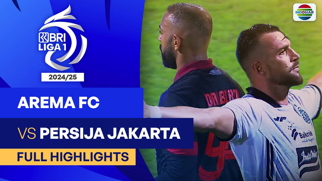 Arema FC VS Persija Jakarta - Full Highlights | BRI Liga 1 2024/25 | Vidio