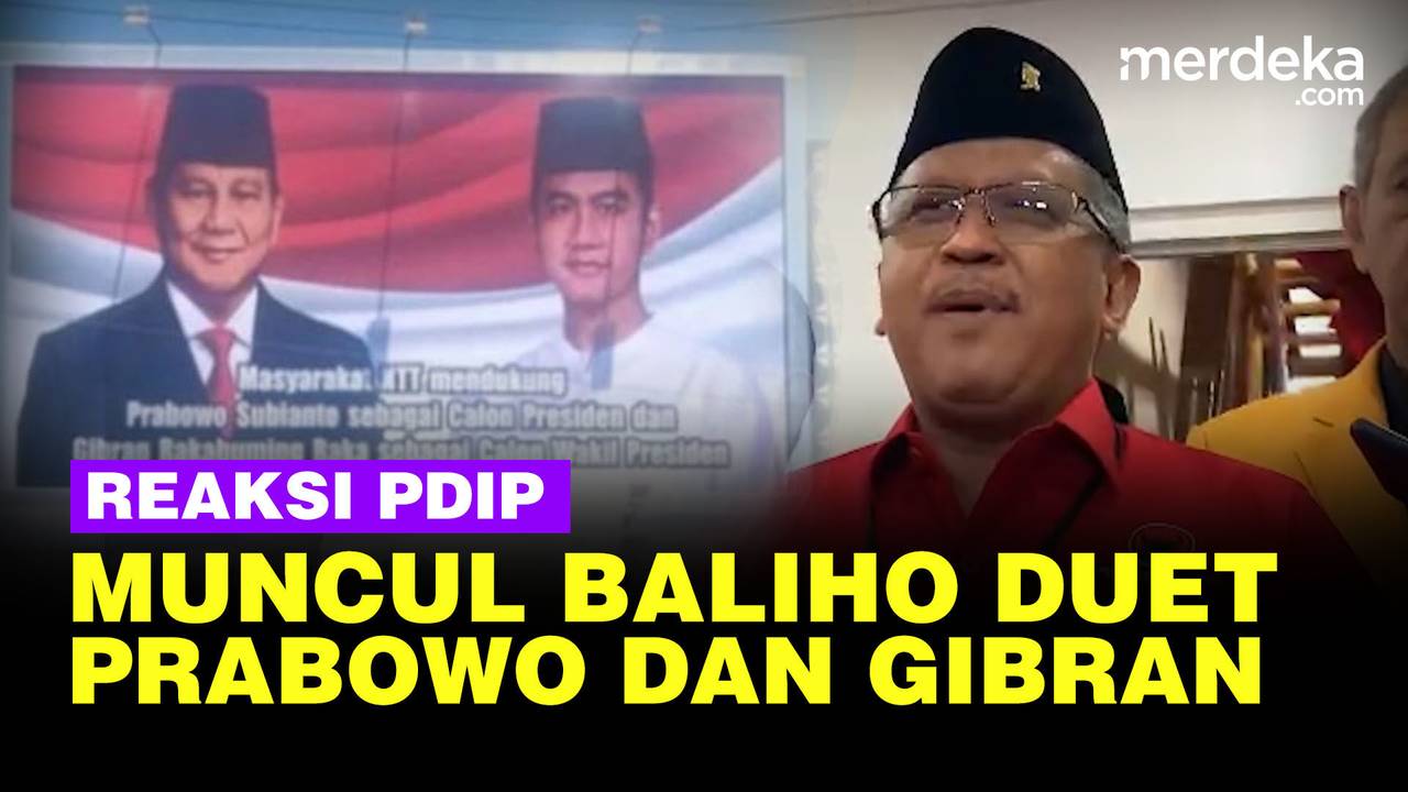 Heboh Baliho Prabowo-Gibran di Labuan Bajo, Elite PDIP Bereaksi - merdeka | Vidio