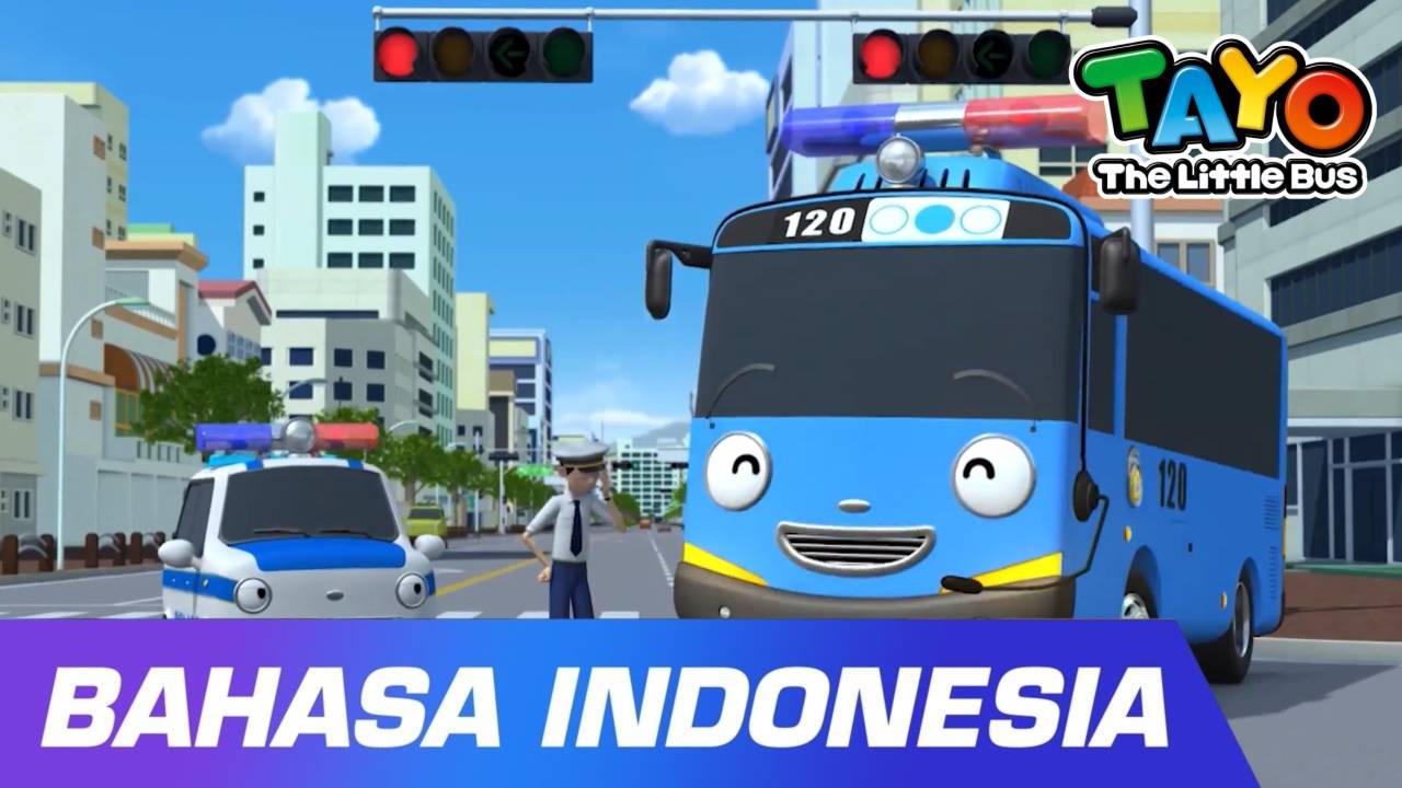 Tayo Bus Kecil - Ep 18 - Tayo Menjadi Petugas Kepolisian | Tayo S4 ...