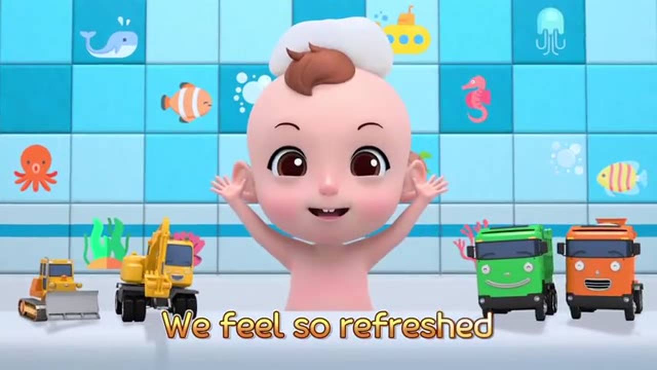 Baby Tayo Song - Ep 10 - I love to take a bath (2022) | Vidio