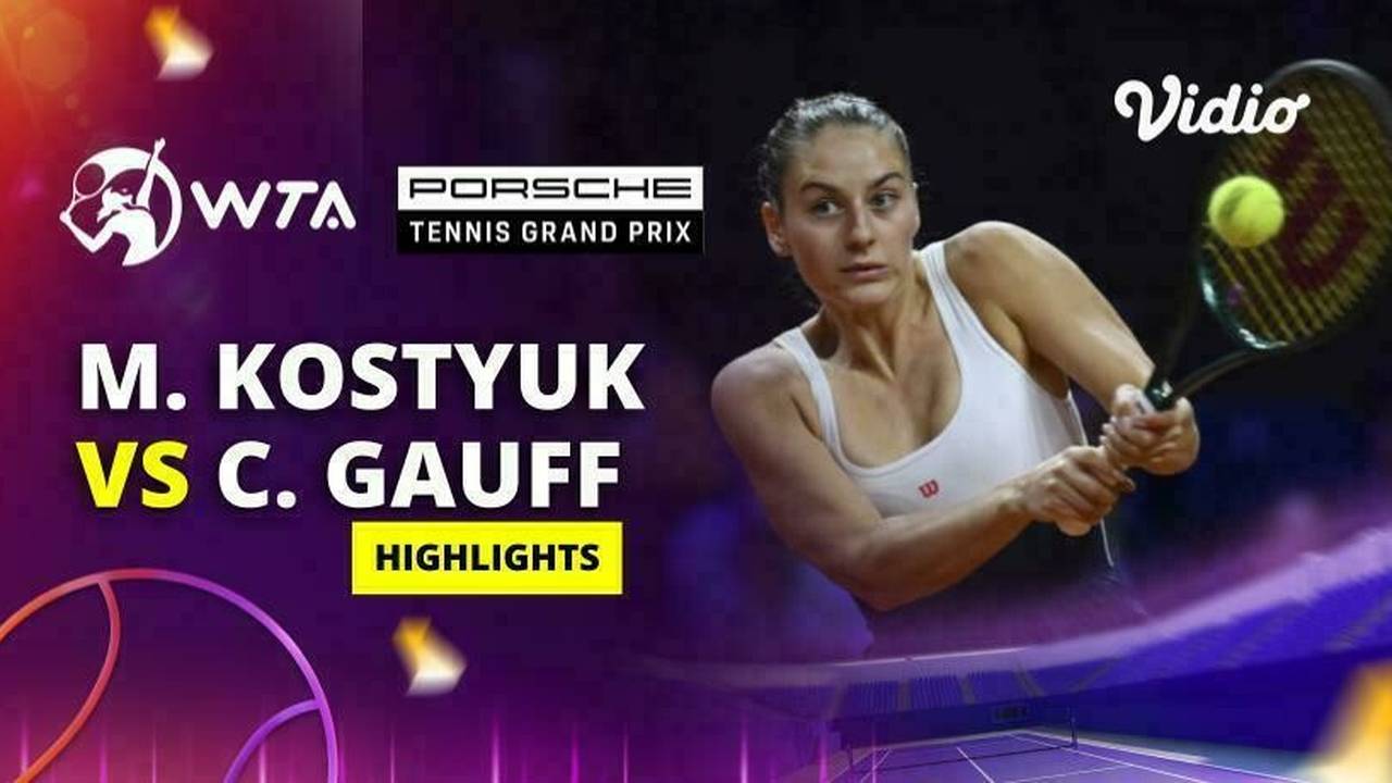 Quarterfinal: Marta Kostyuk vs Coco Gauff - Highlights | WTA Porsche ...