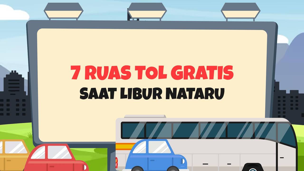 7 Ruas Tol Gratis Saat Libur Nataru 2024/2025, Ini Daftarnya - INFOGRAFIS - Kompas TV | Vidio