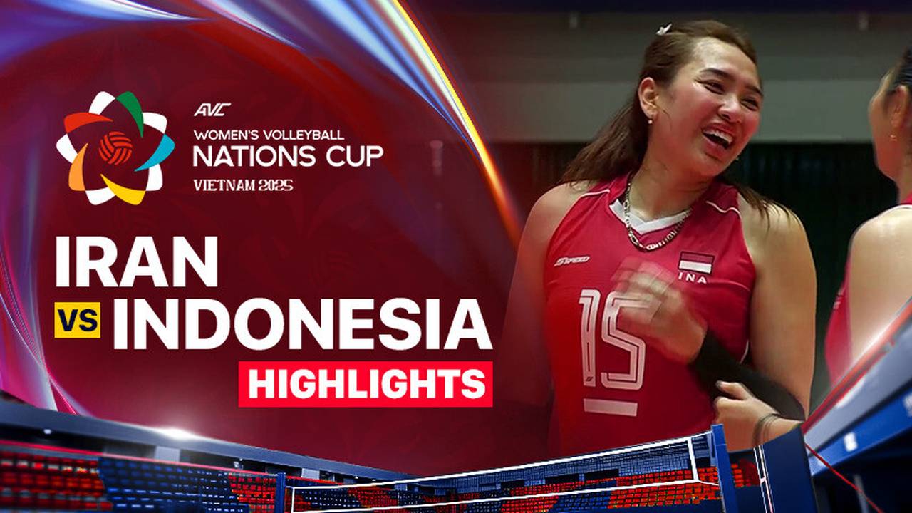 Iran vs Indonesia - Highlights | AVC Women's Volleyball Nation Cup 2025