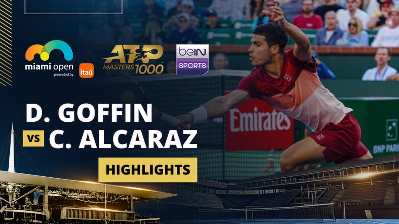 D. Goffin vs C. Alcaraz - Highlights | Miami Open presented by Itau 2025