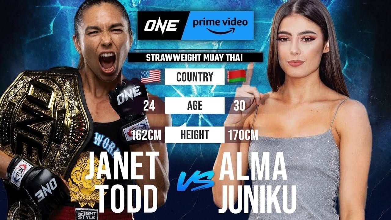 The MUAY THAI WAR Between Janet Todd & Alma Juniku | Vidio