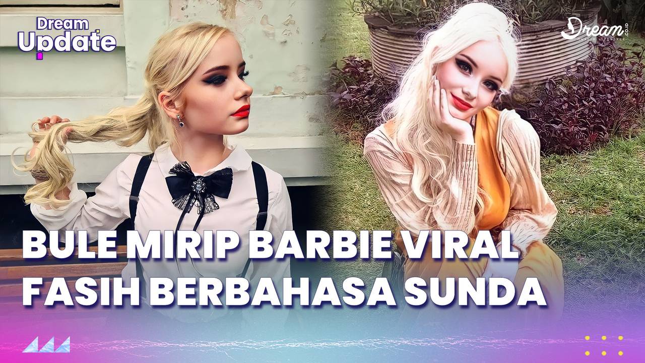 Bule Mirip Barbie Viral Fasih Berbahasa Sunda | Vidio