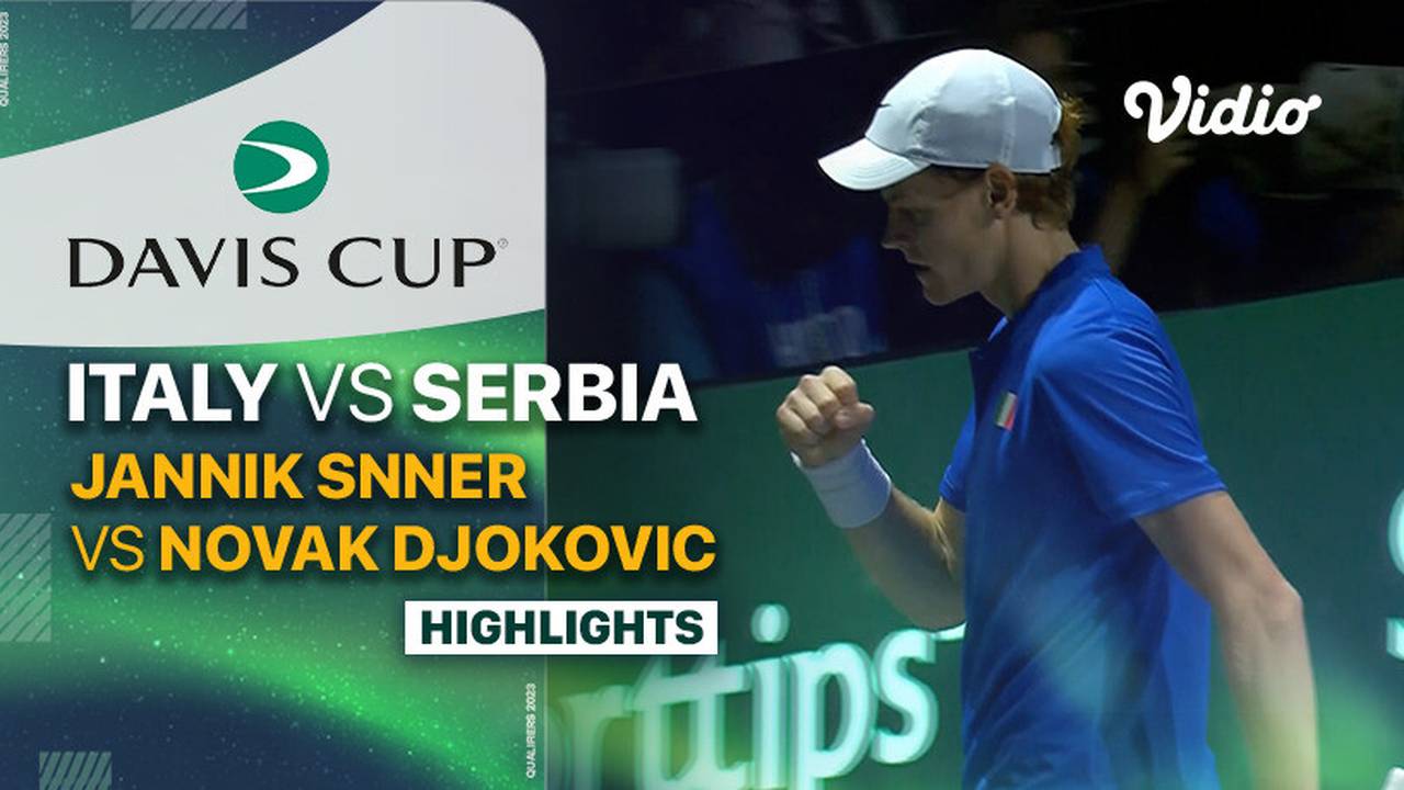 Semifinal: Italy (Jannik Sinner) vs Serbia (Novak Djokovic ...