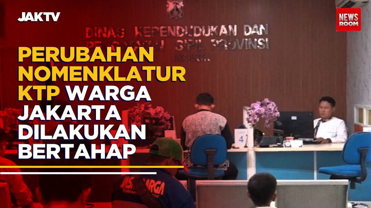 Perubahan Nomenklatur KTP Warga Jakarta Dilakukan Bertahap - jaktv.official | Vidio