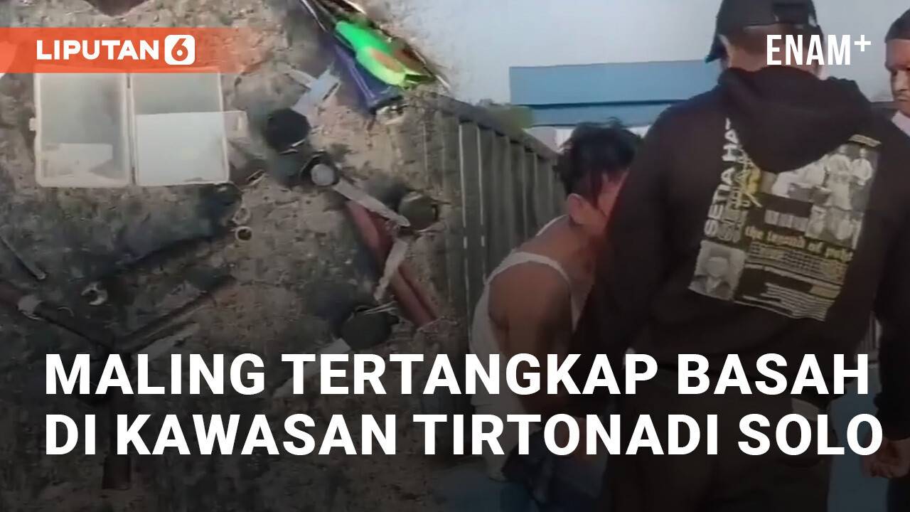 Maling Tertangkap Basah di kawasan Tirtonadi Solo, Berujung Dihakimi ...