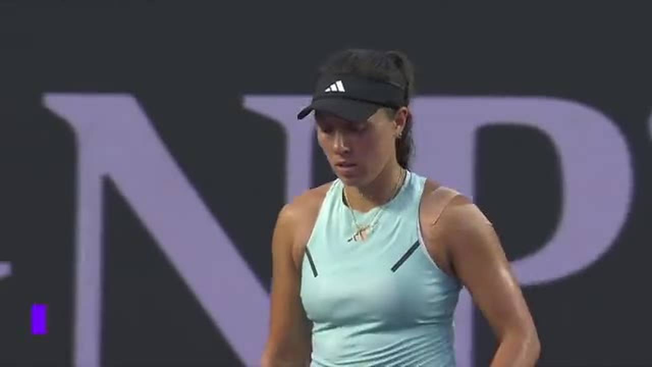 Elena Rybakina vs Jessica Pegula - Highlights | WTA Finals Cancun 2023 | Vidio