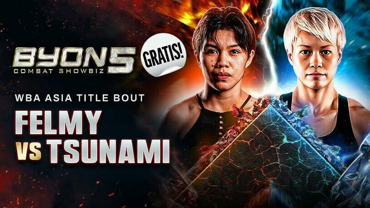 Felmy Sumaehe vs Tsunami - WBA Asia Title Bout - Full Match | BYON Combat Showbiz 5 2025 | Vidio
