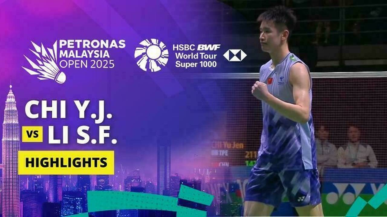 Chi Yu Jen (TPE) vs Li Shi Feng (CHN) - Highlights | Petronas Malaysia ...