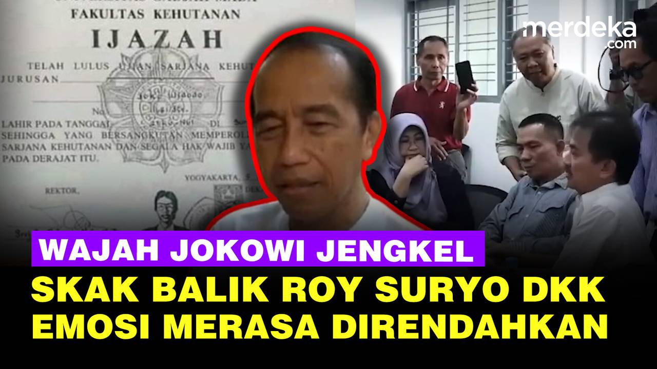 Wajah Jengkel Jokowi Dituduh Roy Suryo Dkk Ijazah Palsu: Rendahkan Saya Serendah Rendahnya ...