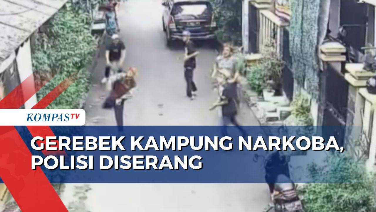 Gerebek Kampung Narkoba di Kampung Bahari Jakarta, Polisi Diserang ...
