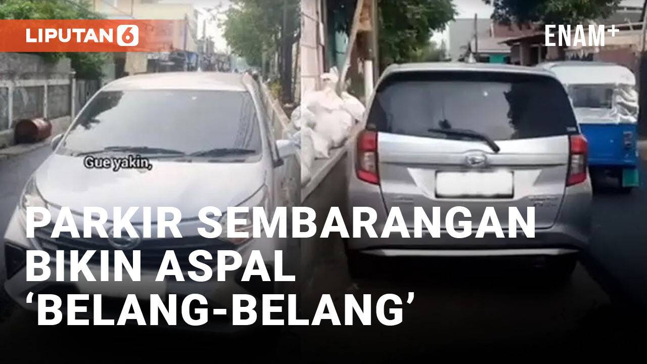 Mobil Parkir Sembarangan Bikin Sebagian Jalan Gagal Diaspal ...
