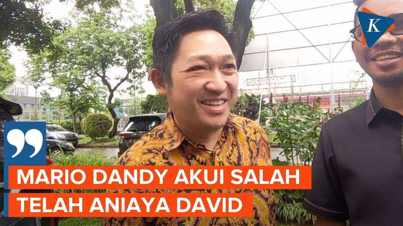 Mario Dandy Akui Salah dan Menyesal Aniaya David - Kompascom
