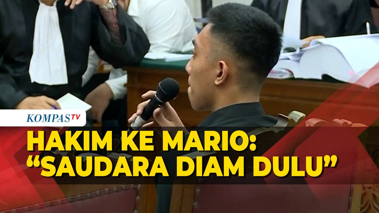 Hakim Cecar Niat Mario Aniaya David Ozora: Saudara Diam Dulu! - Kompas ...