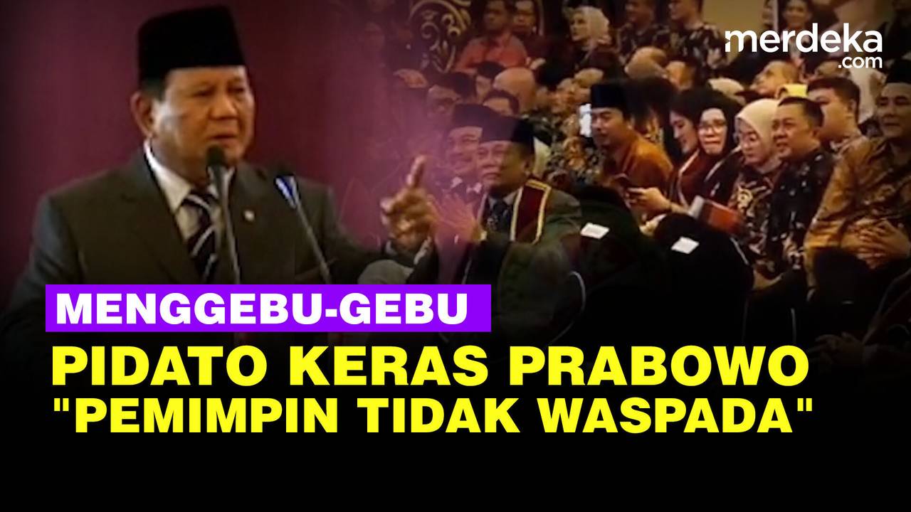 Prabowo Menggebu-gebu Pidato Depan Mahasiswa, Singgung Pemimpin Kadang ...