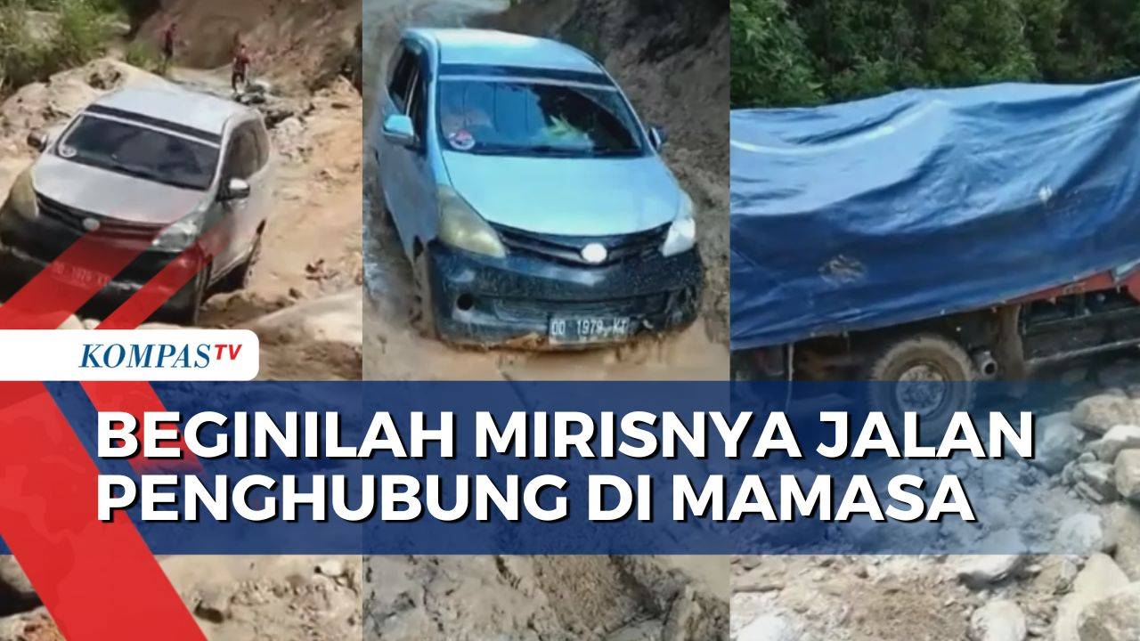 Miris! Jalan Penghubung di Kabupaten Mamasa Rusak Parah, Layaknya Jalur ...